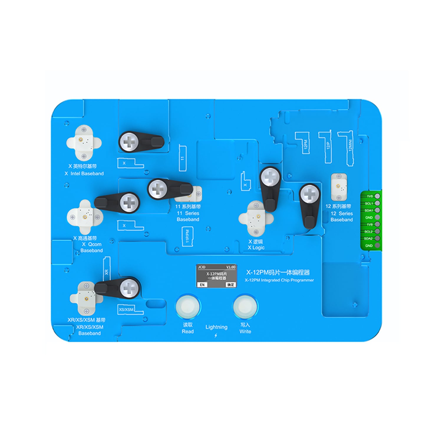 JCID-X-12PM LOGIC BASEBAND EEPROM CHIP NON-REMOVAL FOR IPHONE X ...